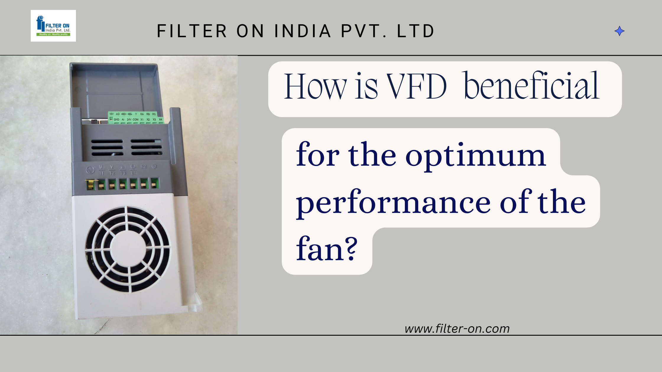 Role of VFD for Fans: Optimizing Clean Air Systems